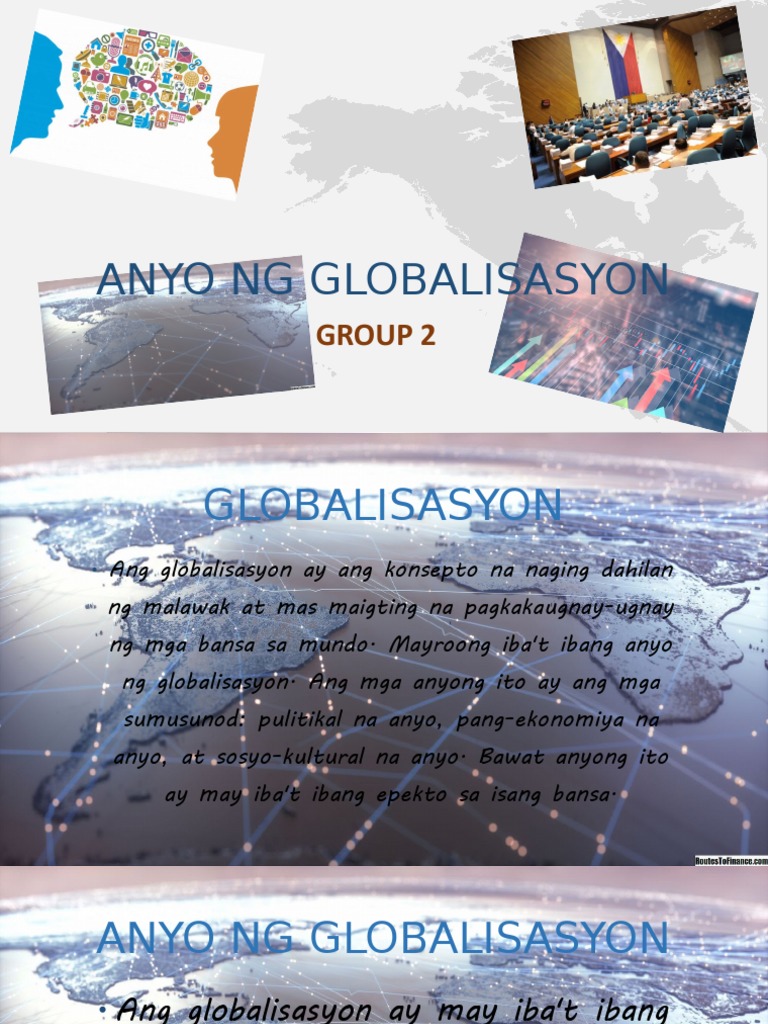 Anyo Ng Globalisasyon
