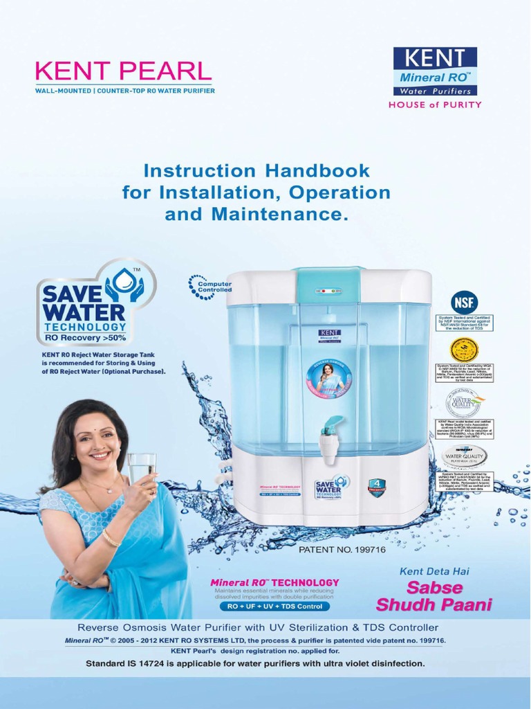 Kent RO Manual | PDF
