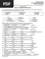 Sts Midterm Exam (Answer Key) | PDF | Id | Science