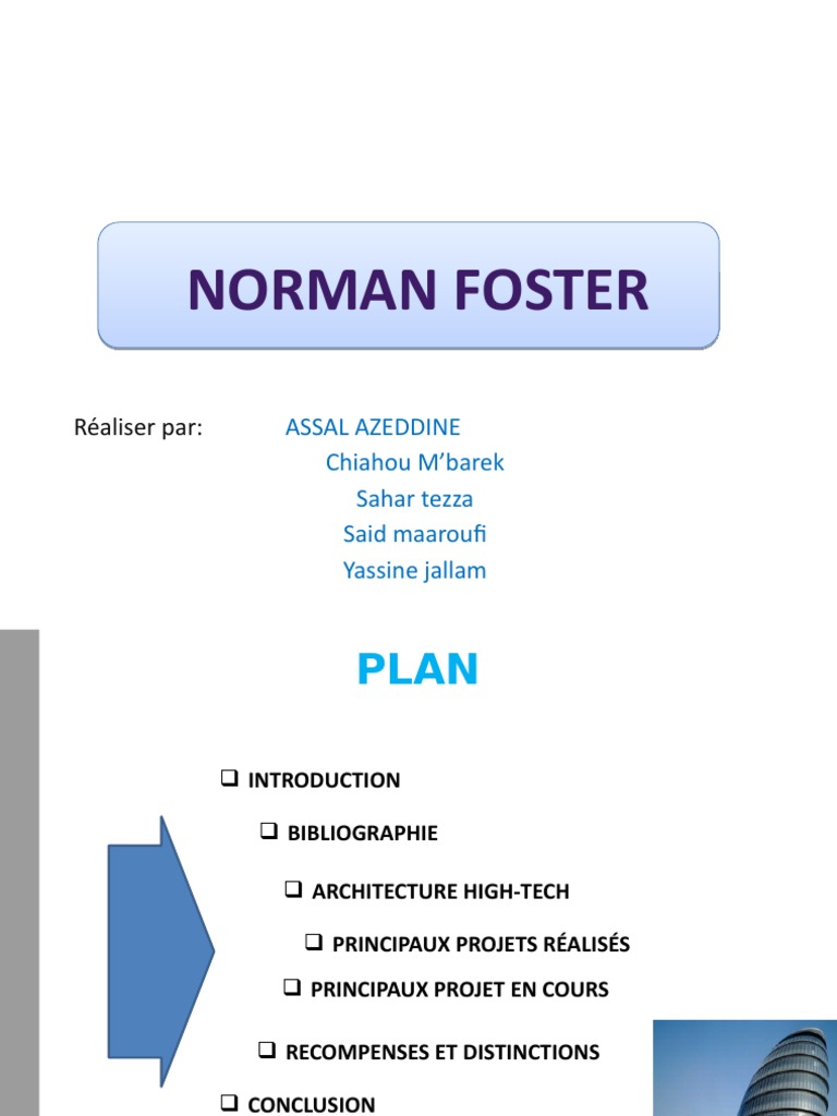 Norman Foster | PDF | Média artistique | Conception architecturale