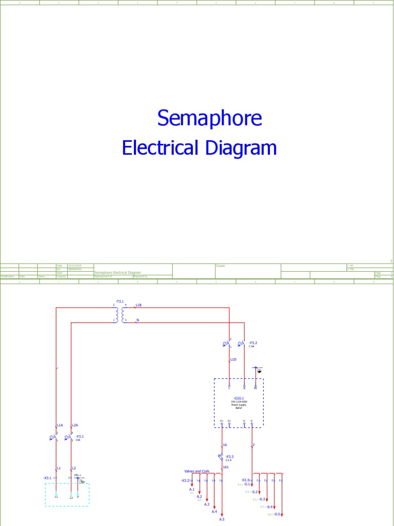 Semaphore: Electrical Diagram | PDF