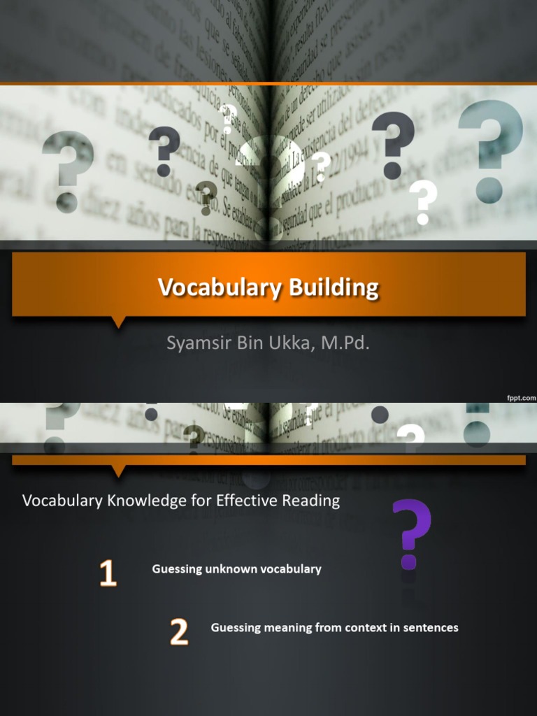 Building Vocabulary Through Context Clues | PDF | Vocabulary | Reading ...