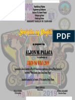 2025 Buwan NG Wika Sertipiko NG Pagkilala | PDF