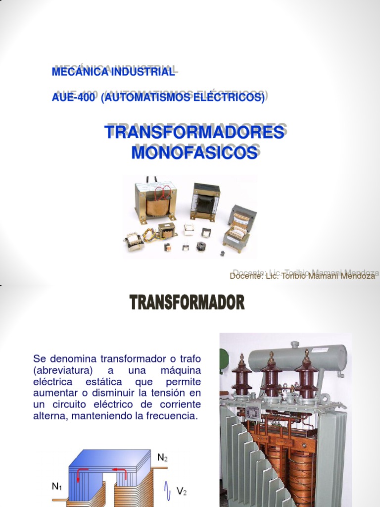 Tema de Transformadores | PDF | Transformador | Inductor