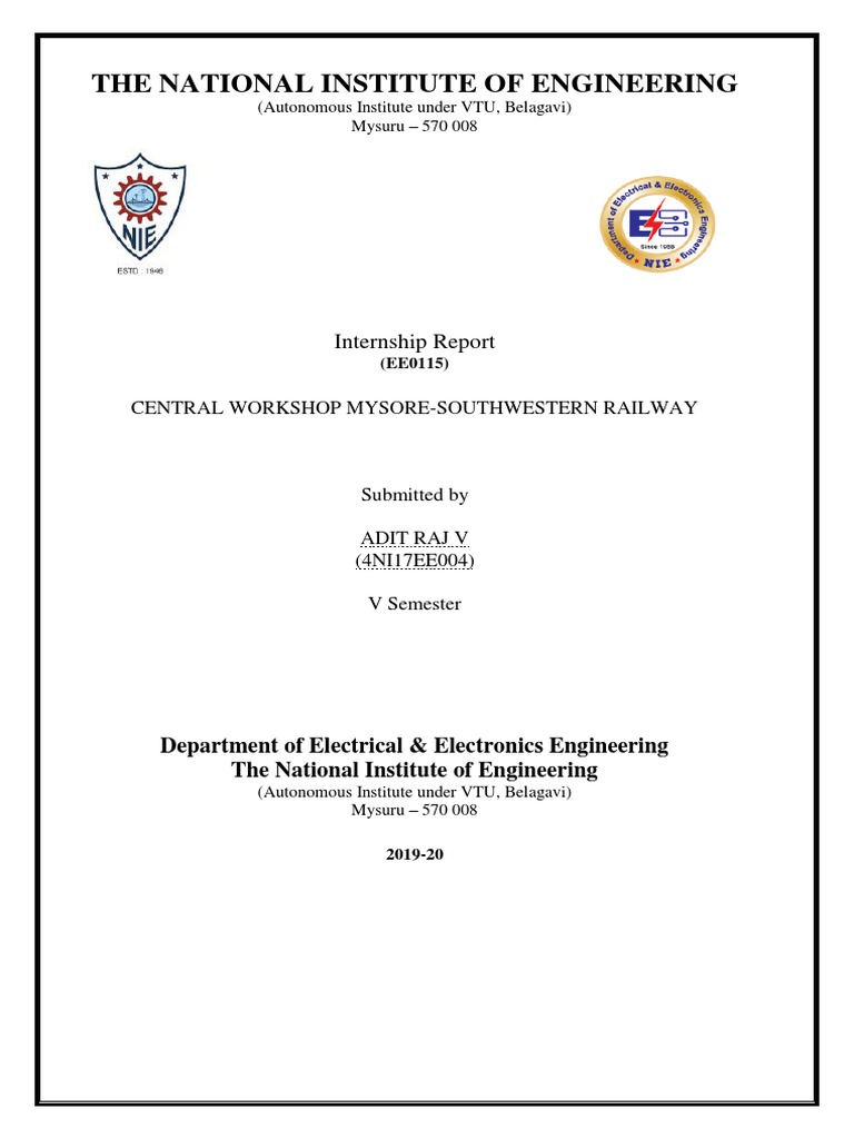 Internship Report | PDF | Rectifier | Electronic Engineering
