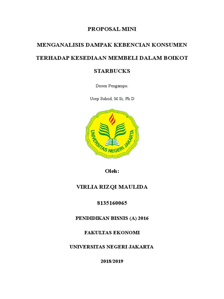 UTS-Draf Proposal Bab 1 SD 5-VIRLIA RIZQI MAULIDA-8135160065-PB (A) | PDF | Bisnis | Seni