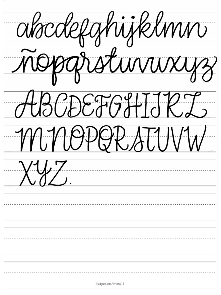 Lettering. Practica de Alfabetos. | PDF