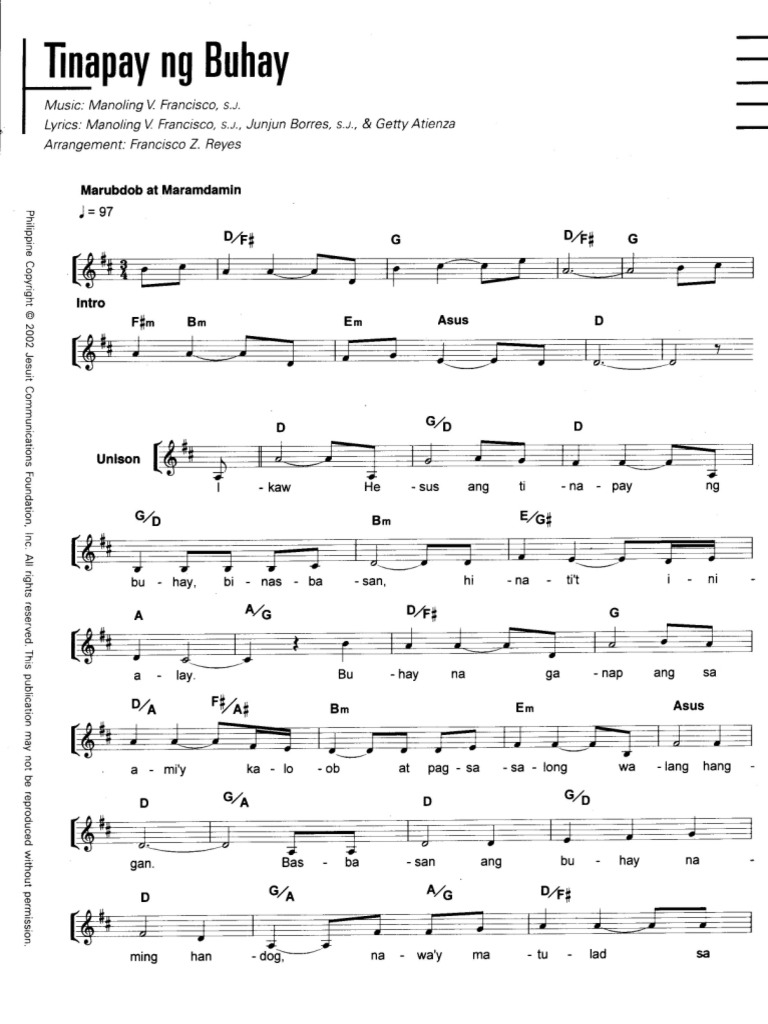 TINAPAY NG BUHAY M Francisco PDF | PDF