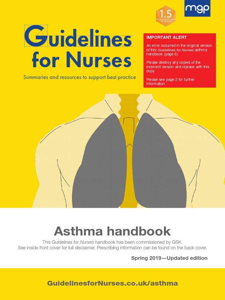 Asthma Handbook: Summaries and Resources To Support Best Practice | PDF ...