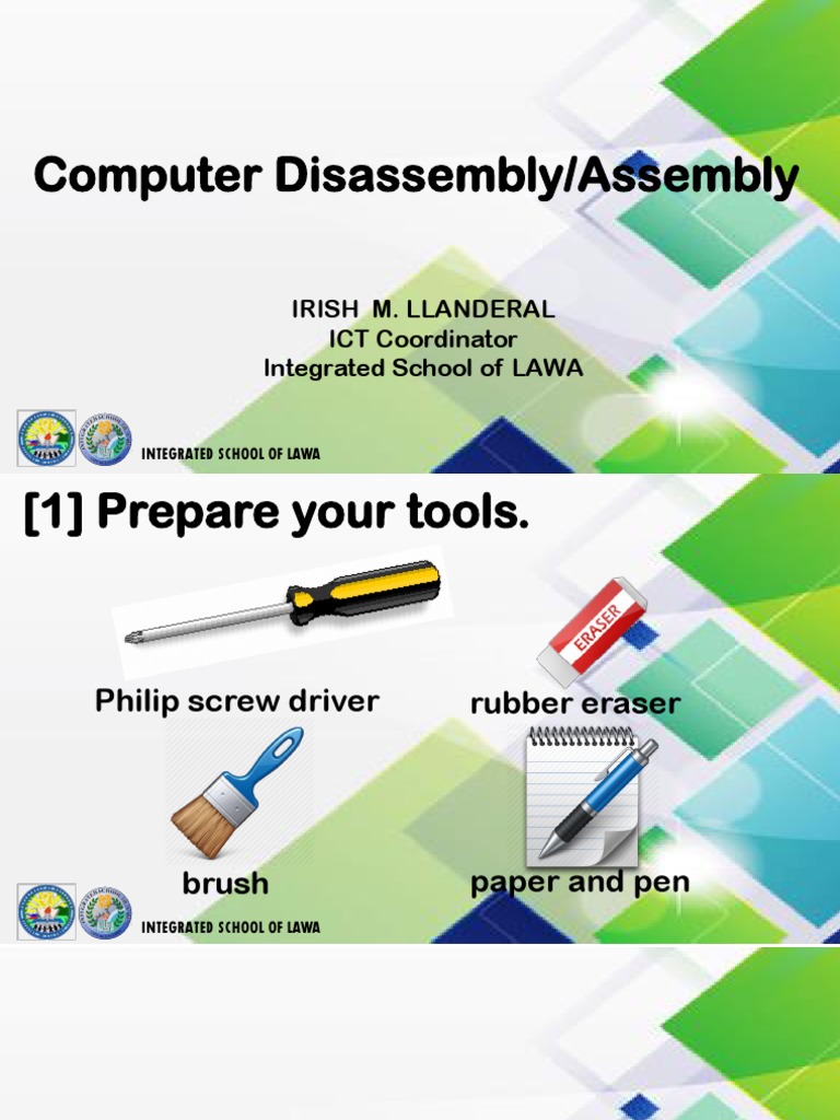 Computer Disassembly and Assembly | PDF | Electronic Engineering ...