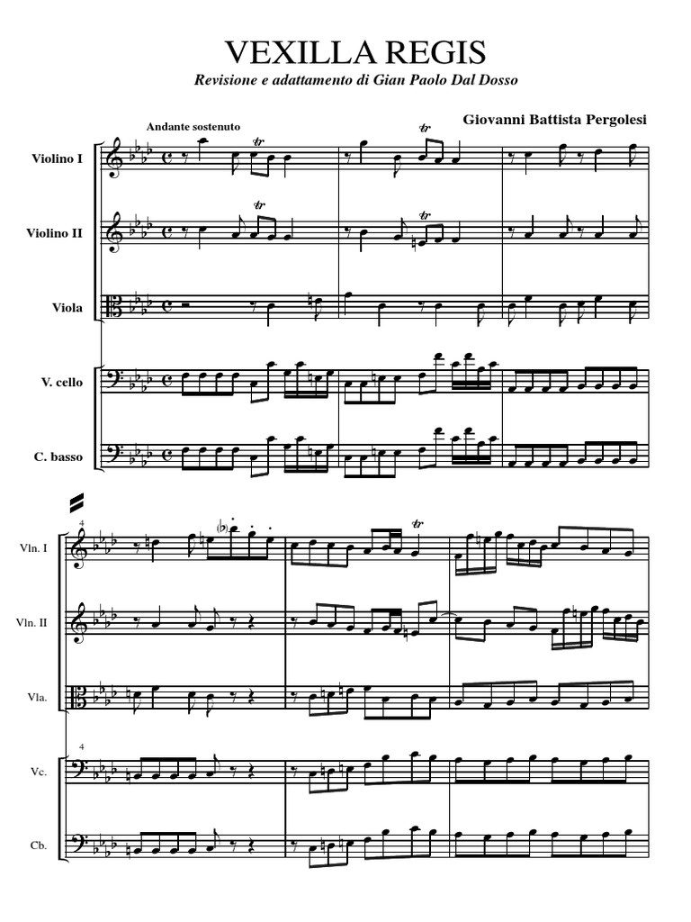 Vexilla Regis Pergolesi-1 | PDF