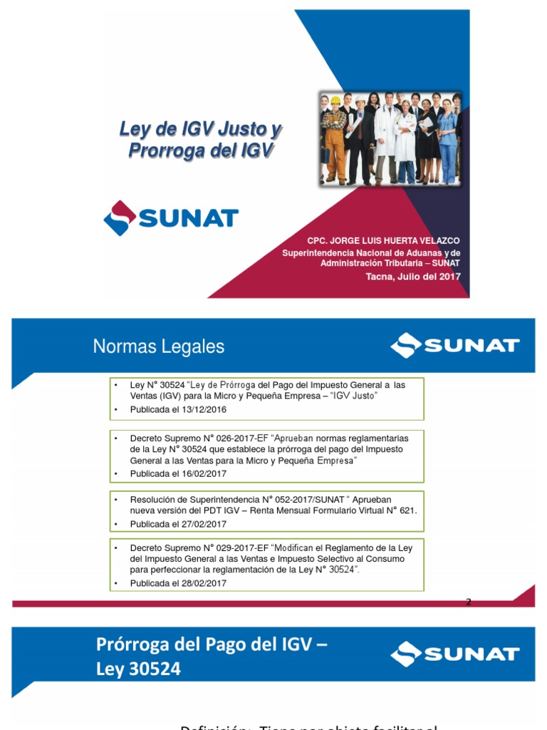 Igv Justo Sunat | PDF | Impuestos | Instituciones sociales