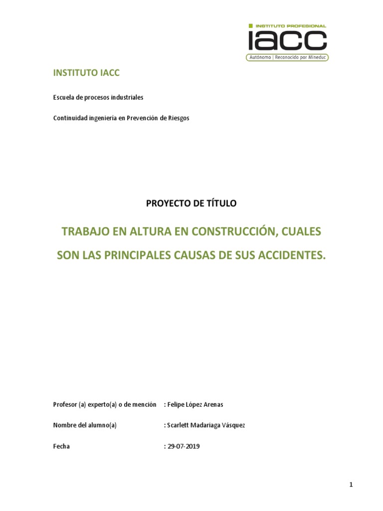 Scarlett Madariaga Proyecto de Titulo Tarea 2. | PDF | Estadísticas