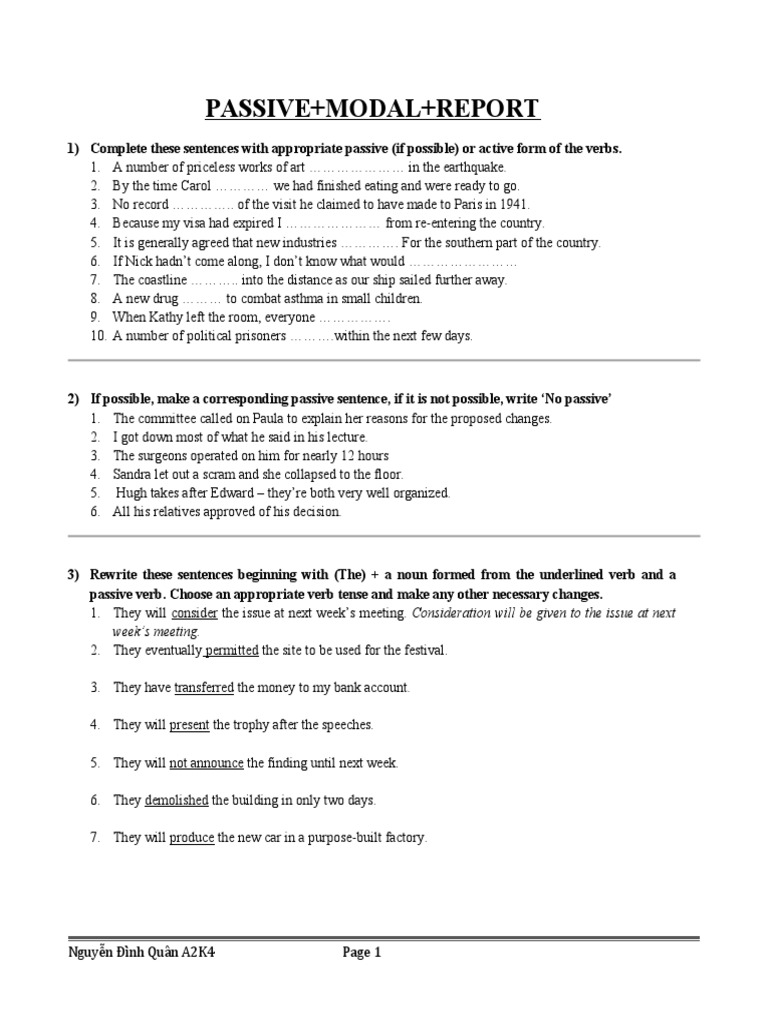 Bai Tap Tieng Anh | PDF | Linguistics | Syntax