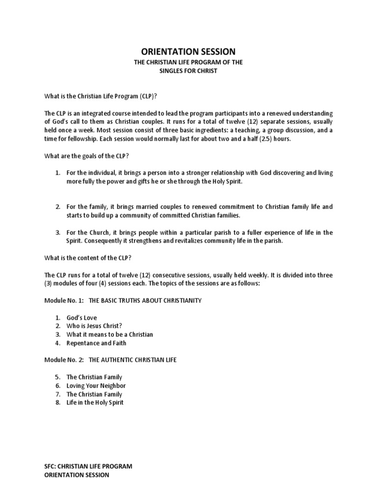 CLP Expanded Outline New Version | PDF | Repentance | Jesus