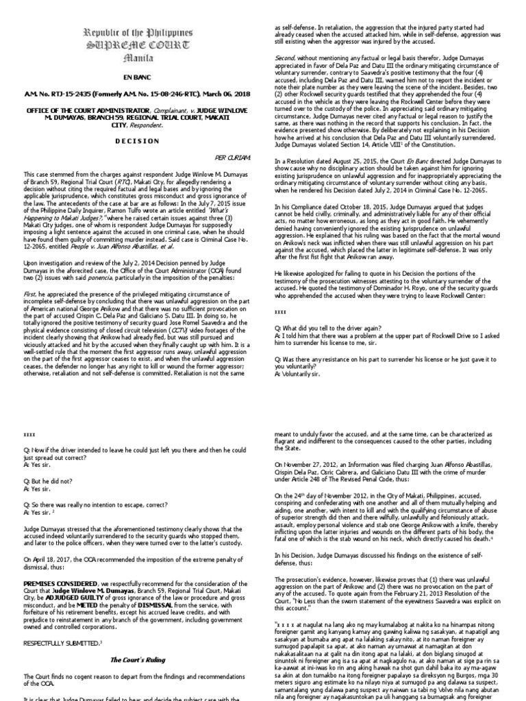 Case in Intro To Law | PDF | Burden Of Proof (Law) | Judgment (Law)