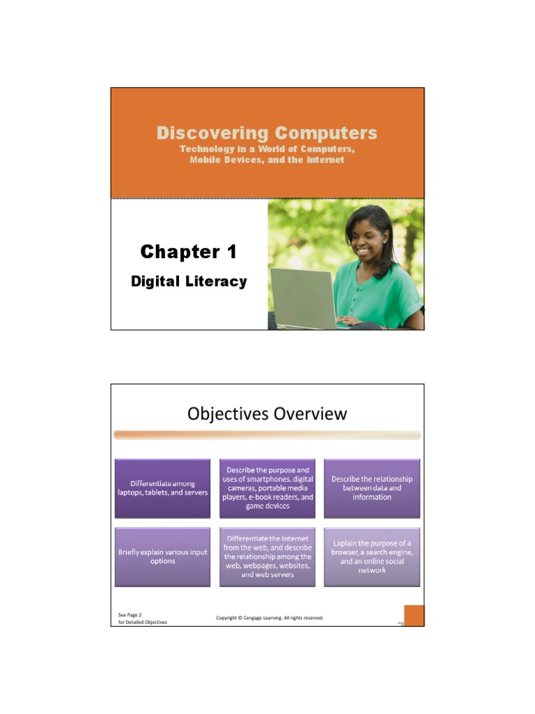Discovering Computers: Objectives Overview | PDF | Application Software ...