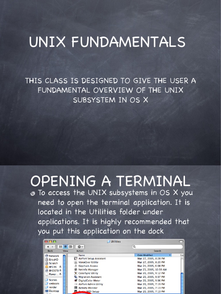 UNIX Tutorial | PDF | Directory (Computing) | Computer File