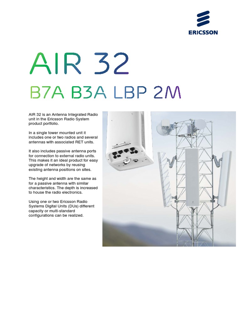 AIR 32 B7A B3A LBP 2m Datasheet | PDF | Mimo | Radio