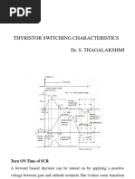 Turn ON and Off Characteristics of SCR | PDF | Electricity | Components