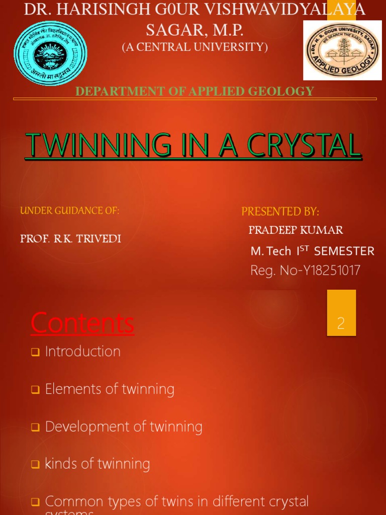 Twinning PDF | PDF | Condensed Matter | Crystallography