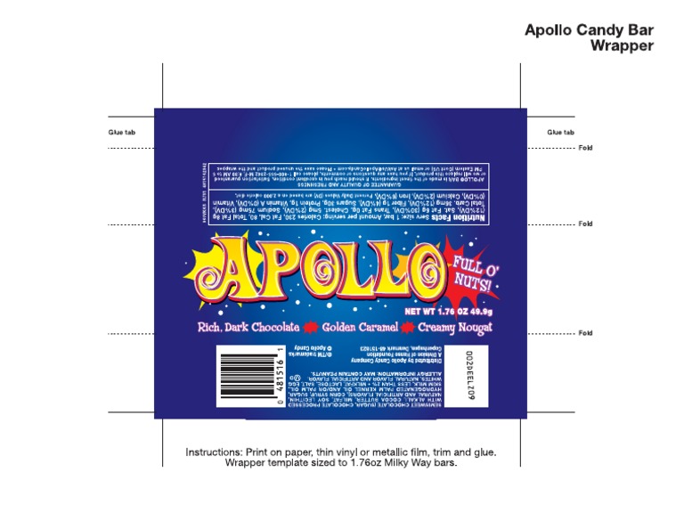 Apollo Bar Wrapper PDF | PDF