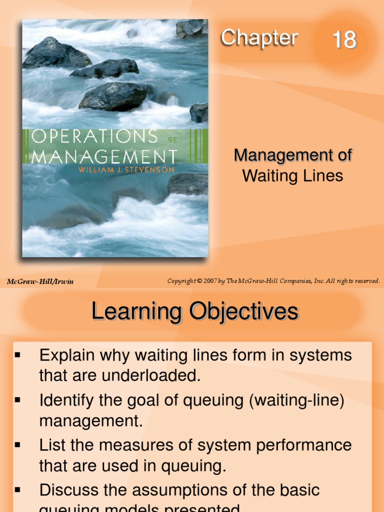 Ch18-Waiting Line Management | Download Free PDF | Analysis | Teaching ...