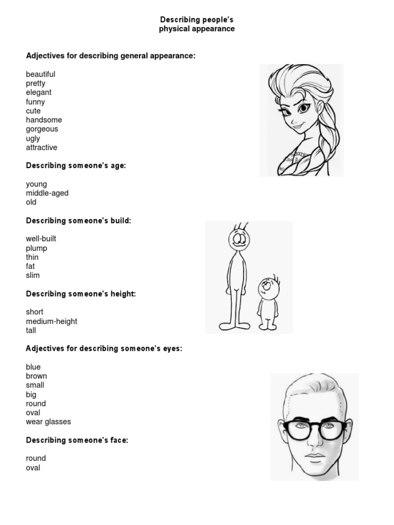 Describing People - Physical Appearance | PDF