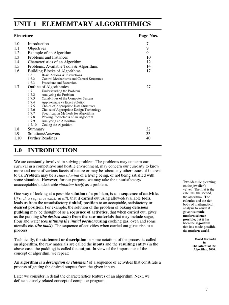 MCS 031 | Download Free PDF | Conjecture | Algorithms