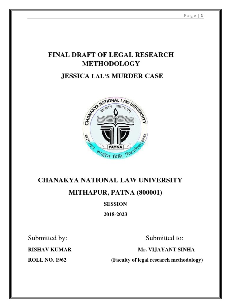 Jessica Lal Murder Case | PDF | Common Law | Government