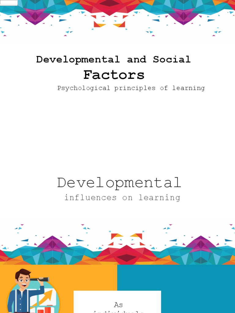 Developmental and Social: Factors | PDF | Developmental Psychology ...