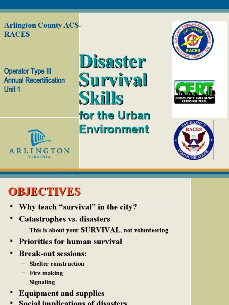 Disaster Survival Skills | PDF