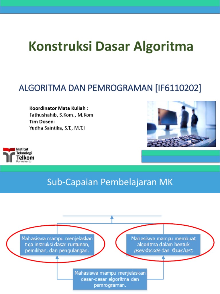 Konstruksi Dasar Algoritma | PDF