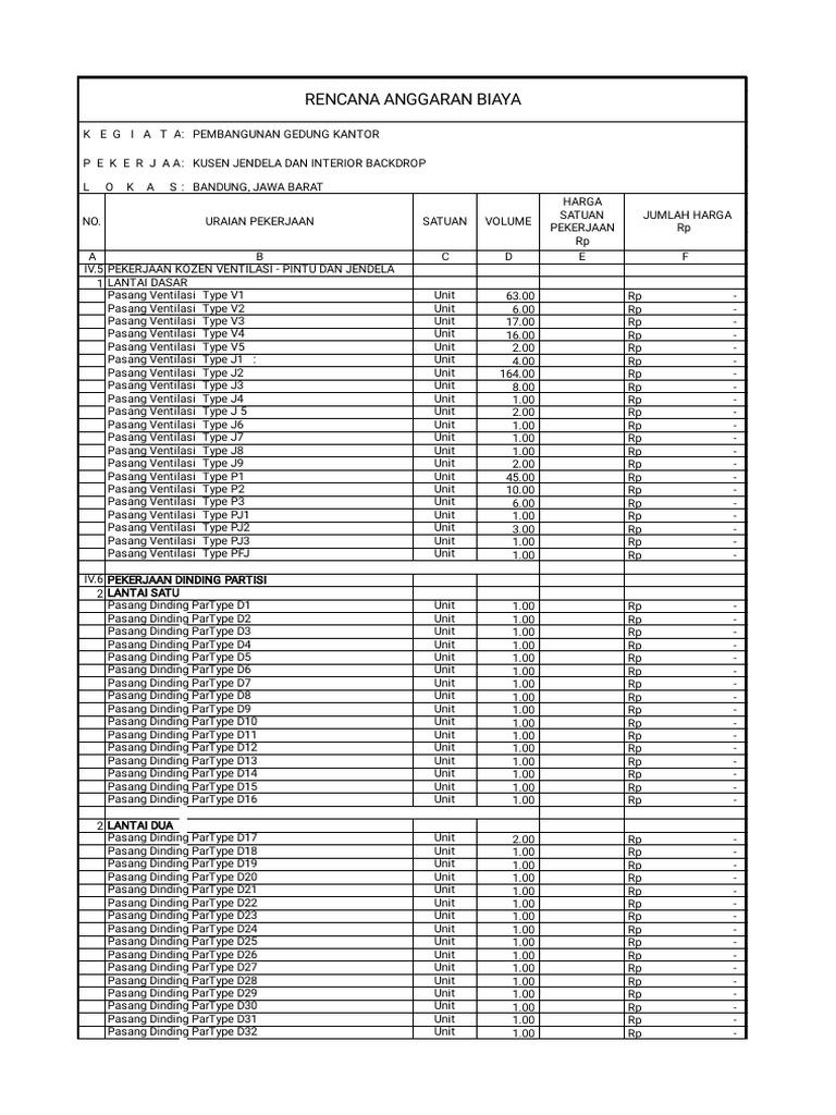 Rab Kusen Pintu Dan Jendela+interior Backdrop HPL | PDF