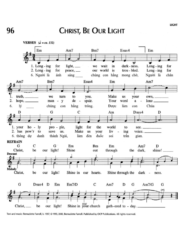 Christ Be Our Light