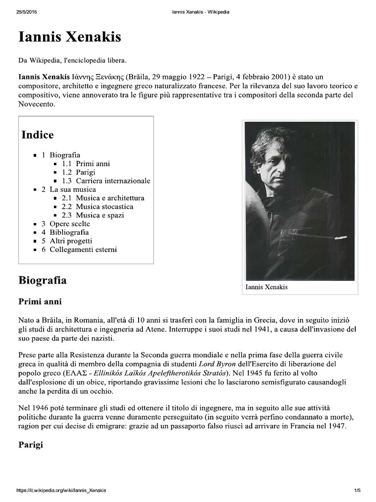 Xenakis | PDF