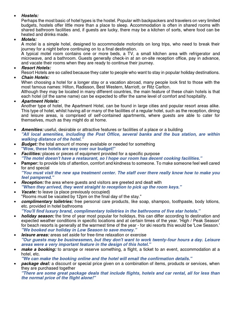 Wow, These Hotels Are Way Over Our Budget! | PDF | Waiting Staff | Hotel