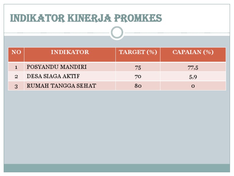 Program Kerja Promkes | PDF