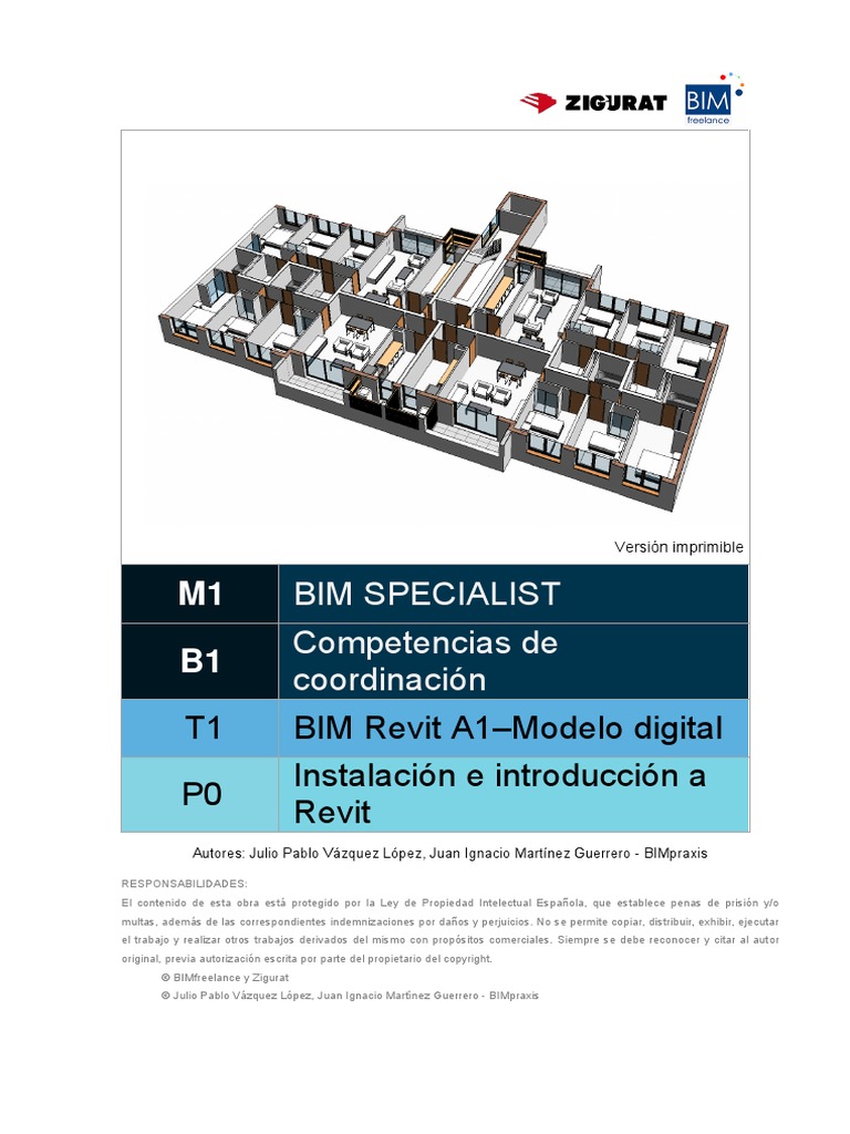0007 M1 B1 T1 BIM A1 P00 D RVT Instal e Intro Revit | PDF | Autodesk ...