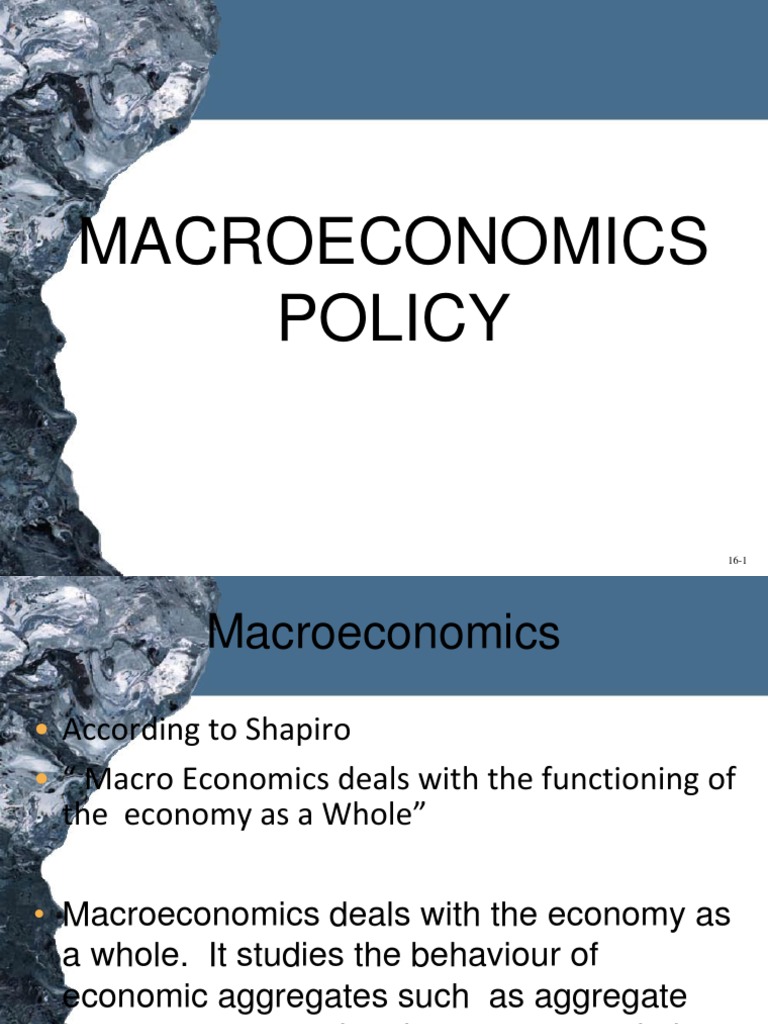 Policy | PDF | Macroeconomics | Fiscal Policy