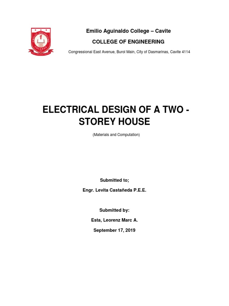 Computation For Design | PDF | Electrical Wiring | Electricity