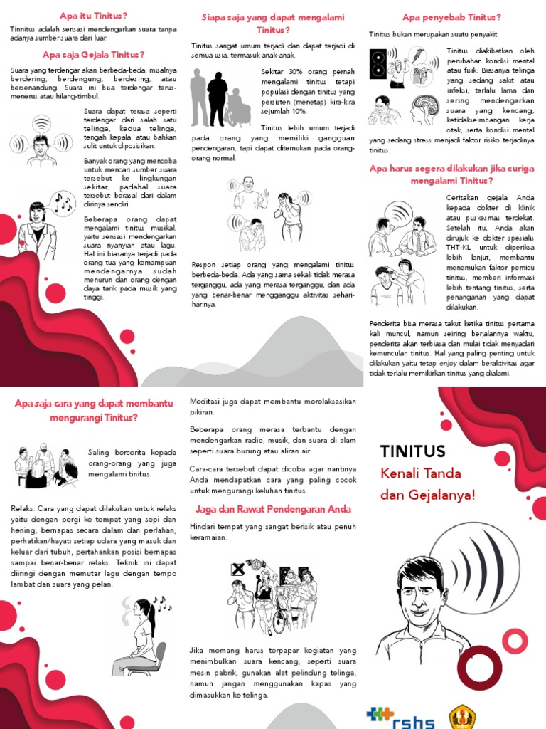 LEAFLET Penyuluhan TINITUS (PSPD 4-22 FEB 19) PDF | PDF