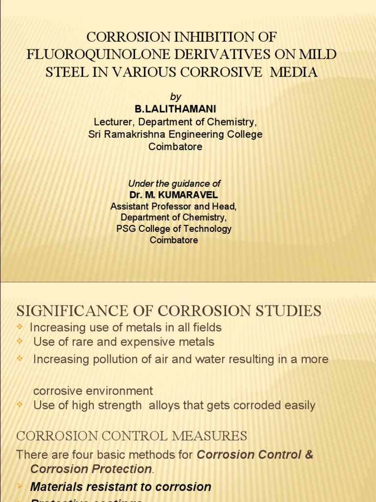 BL Final 11.8.10 | PDF | Corrosion | Metallurgy