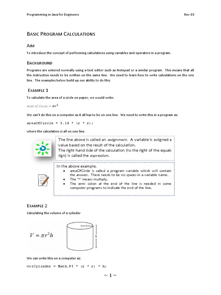 Asic Rogram Alculations: Assignment | Download Free PDF | Computer ...