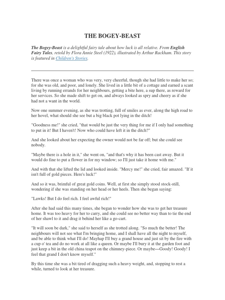 The Bogey-Beast | PDF | Rapunzel