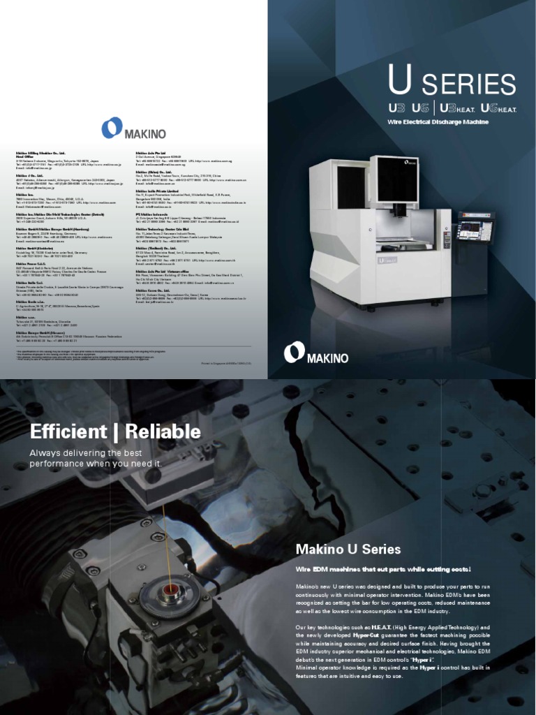 MAKINO U Series Doc Button | PDF | Machining | Industrial Processes