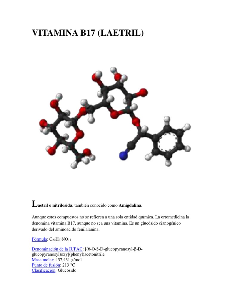 Laetril Vs Cancer | PDF | Cáncer | Vitamina