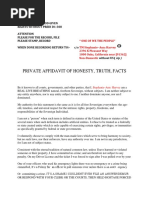 Homeless Affidavit for Birth Certificate | PDF | Birth Certificate ...
