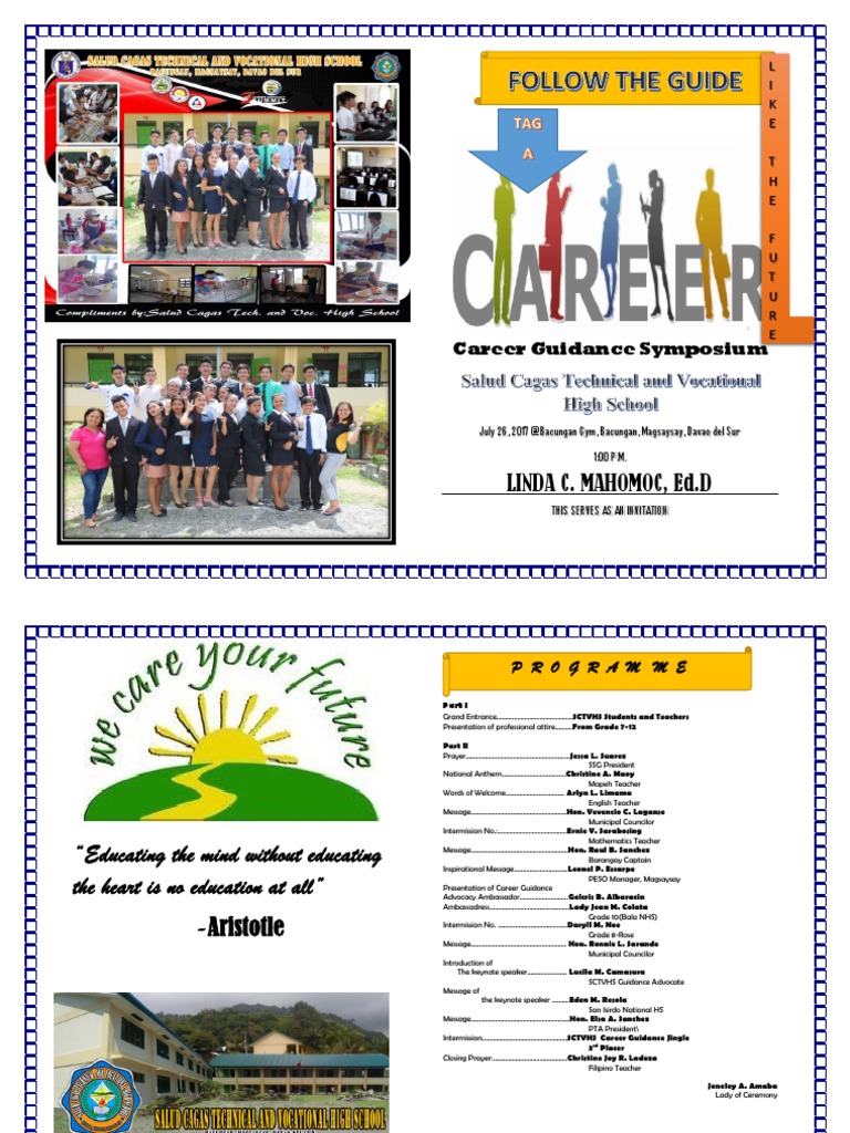 Career Guidance Symposium Agenda | PDF