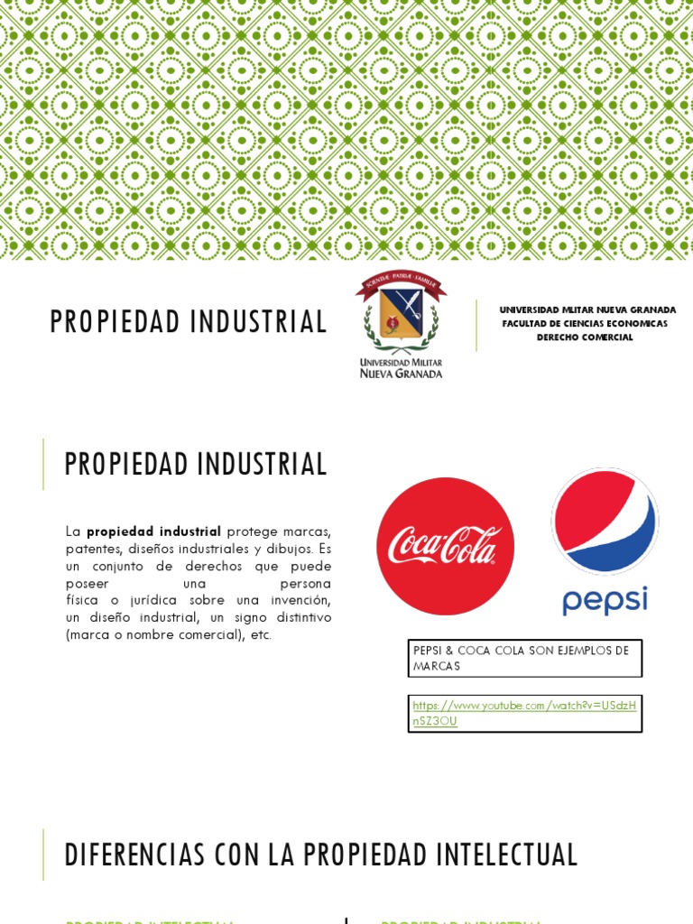 La protección de la propiedad industrial: marcas, nombres comerciales, diseños industriales y ...